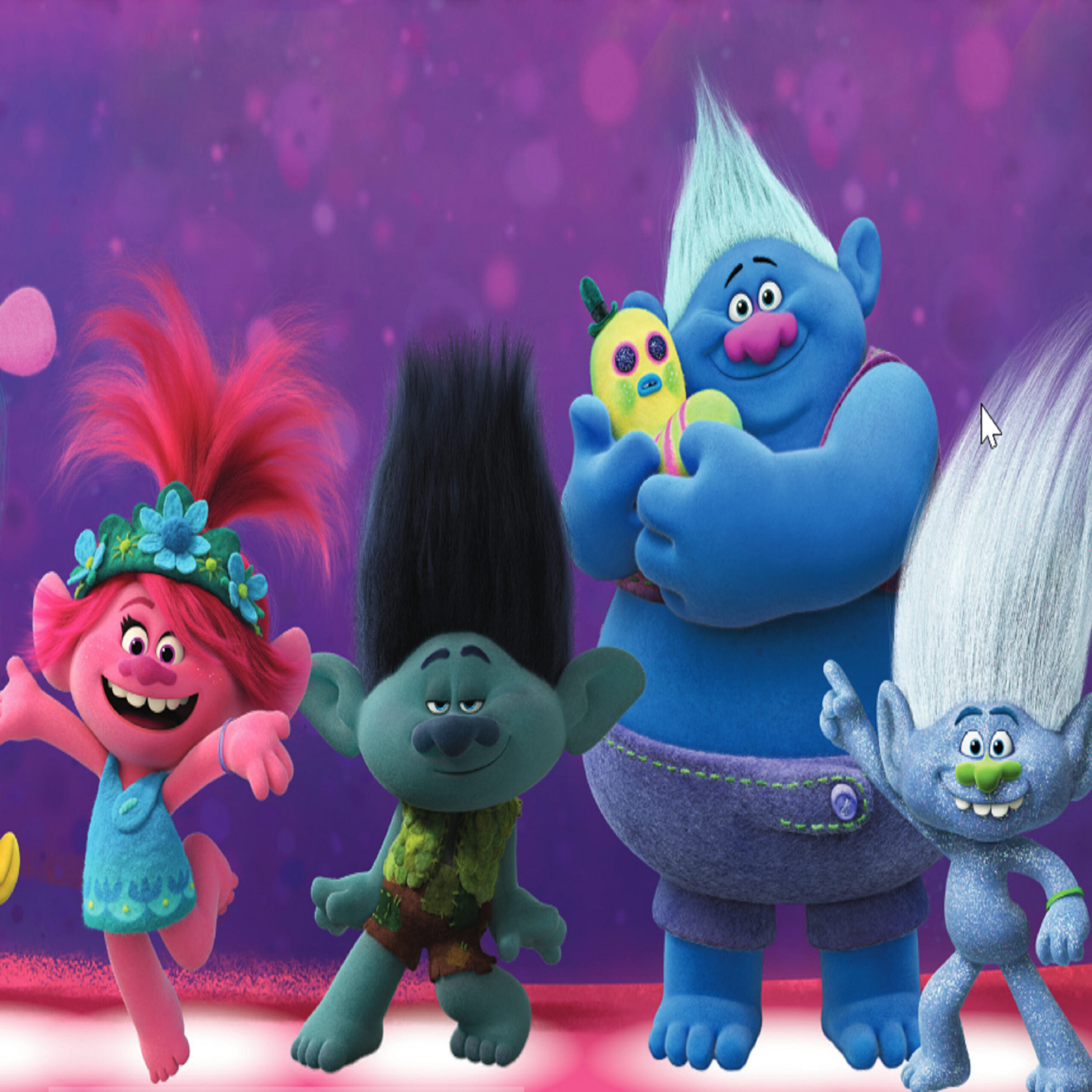 Trolls Trolls Kinder Zehentrenner Blau Mirapodo